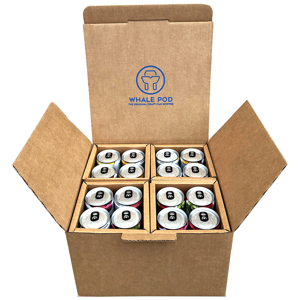 Whale Pod Shipper - Shipping Boxes for Beer, Seltzers, Cider