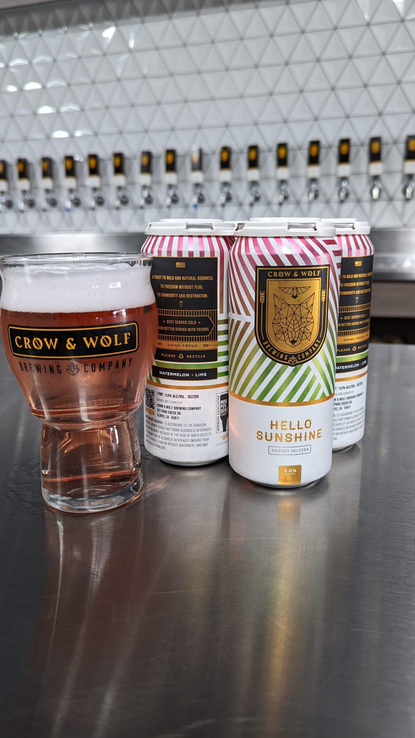 Hello Sunshine - 16oz - 4 pack | Crow and Wolf Online Shop