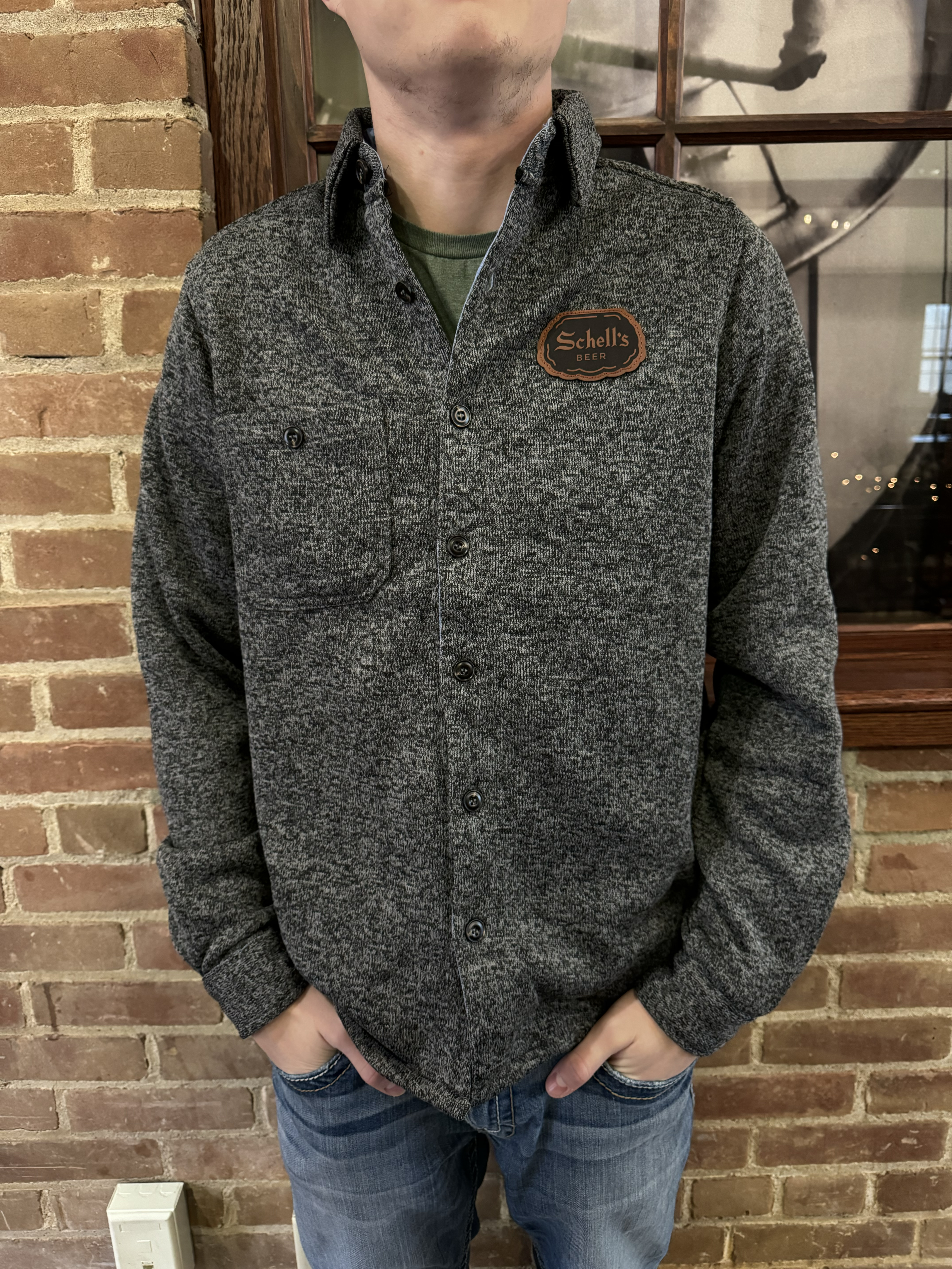 Schell’s Grey Button Up | Schell’s Brewery Online Shop
