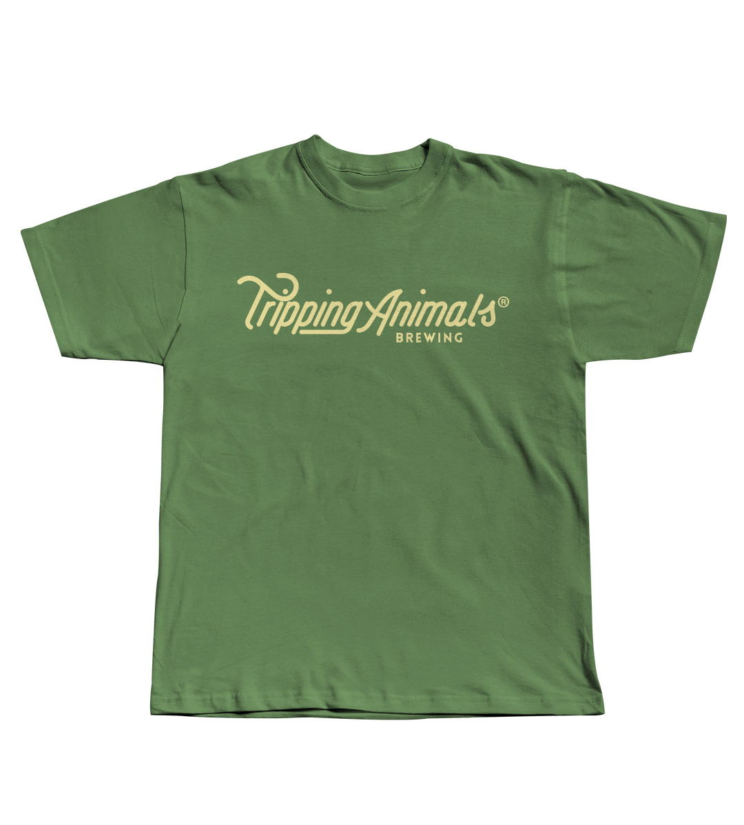 Classic TAB logo Green Tee | Tripping Animals Online Shop