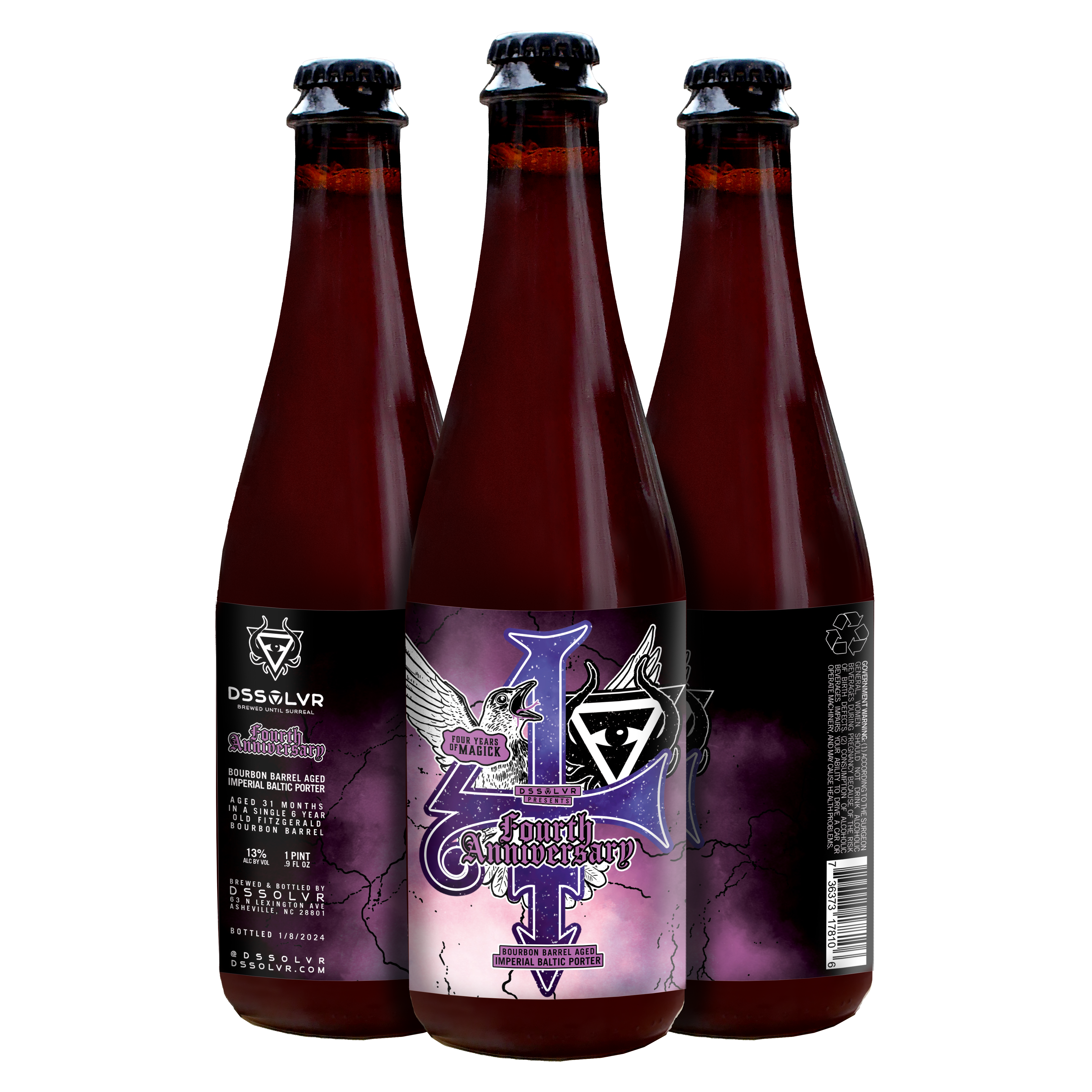 4th Anniversary - Bourbon Barrel Aged Imperial Baltic Porter | DSSOLVR ...